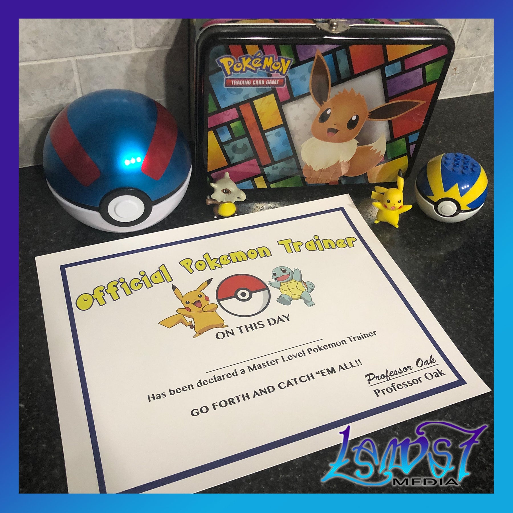 Official Pokemon Trainer Certificate | Lawst Media
