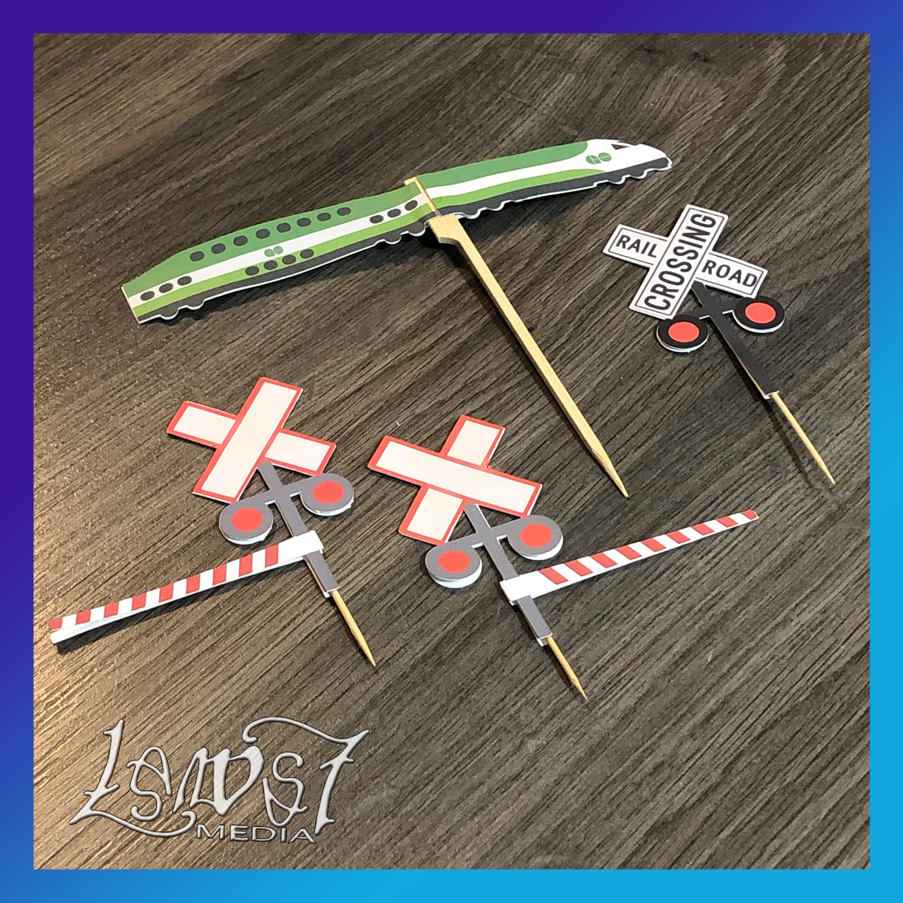 Go Train Cake Topper set | Lawst Media