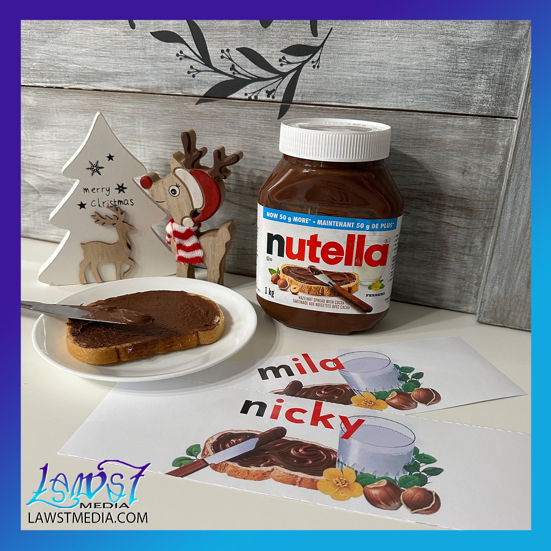 Custom Nutella Labels | Lawst Media